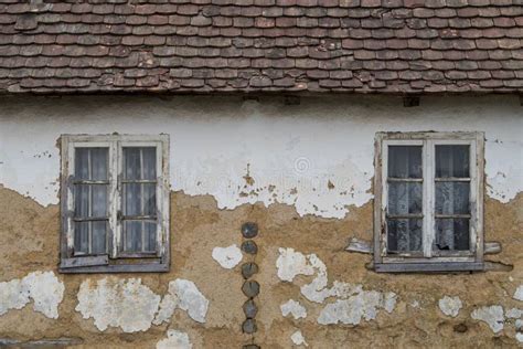 Facade Of Mud And Straw Stock Image Image Of Effect 259634613