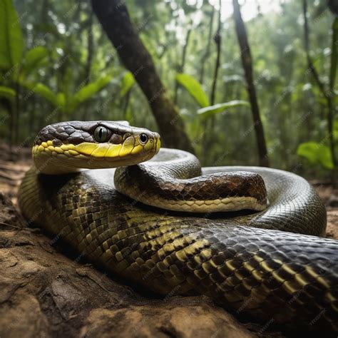 Premium Ai Image Anaconda Wildlife Photography