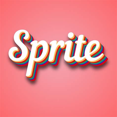 Premium Photo Sprite Text Effect Photo Image Cool