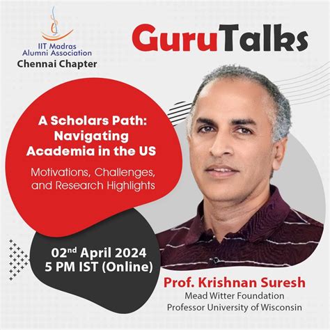 Iitmaa Iitmadras Iitm Gurutalks Academic Inspiration Navigating Journey Connect Iit