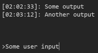 Synchronous Input And Output In The Terminal Like A Chat In Python Stack Overflow