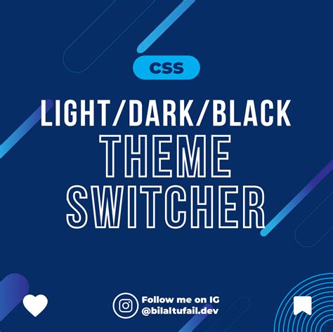 Bilal Tufail Light And Dark Mode Theme Switcher Using
