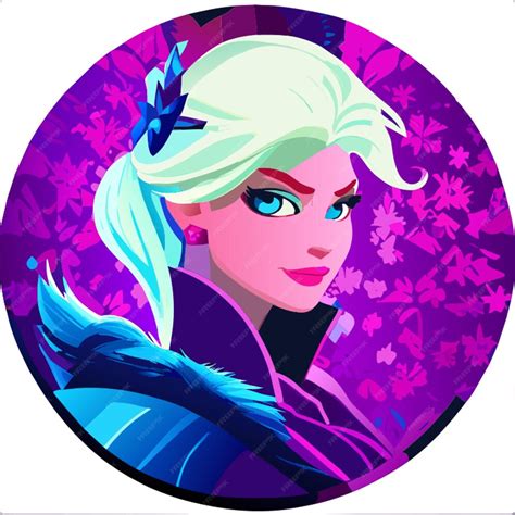 Premium Vector Elsa Vector Illustration