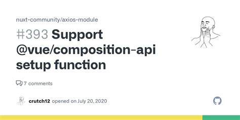 Support Vuecomposition Api Setup Function · Issue 393 · Nuxt Communityaxios Module · Github