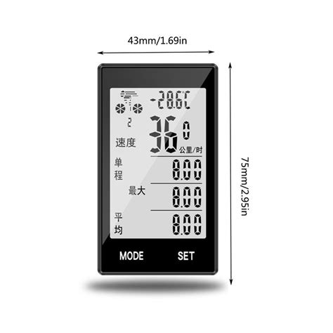 Wireless Cycling Cycle Bicycle Bike Computer With Grandado