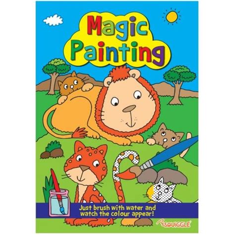 Squiggle A4 Magic Painting Book Assorted Designs