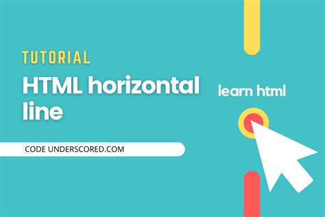 Html Horizontal Line Code Underscored