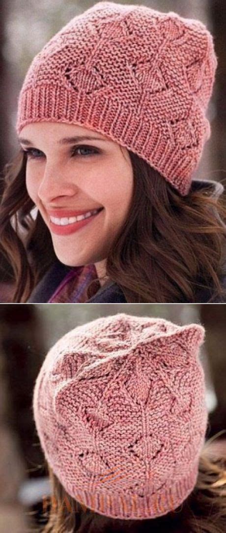 Модная вязаная шапочка Ветви своими руками Вязание шляп Вязание спицами и крючком Шапочка