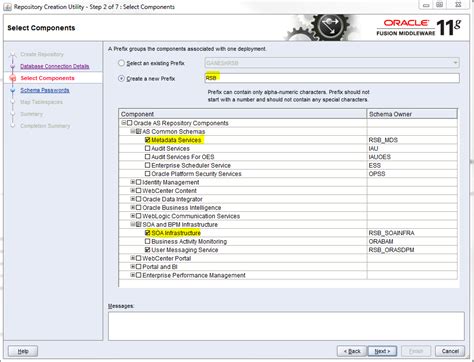 Database Installation Tasks