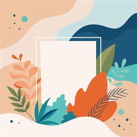 Colorful Frame Background Premium Ai Generated Vector