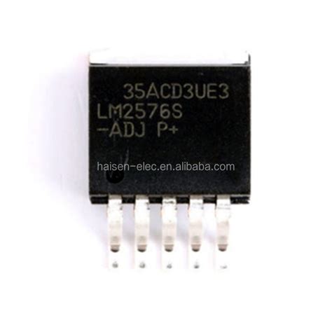 Switching Regulator IC Positive Fixed 5V Output 3A Step Down Voltage Regulator TO 263 LM2576
