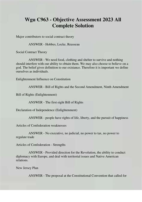 Wgu C963 Objective Assessment 2023 All Complete Solution Wgu C963 Objective Assessment 2