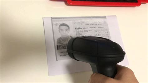 Rt300 Read Egypt Passport Pdf417 Code Youtube