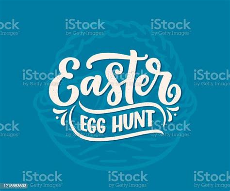 전단지 및 인쇄 디자인 부활절에 대한 서예 문자 벡터 그림입니다 템플릿 배너 포스터 인사말 엽서 부활제에 대한 스톡 벡터 아트 및 기타 이미지 Istock