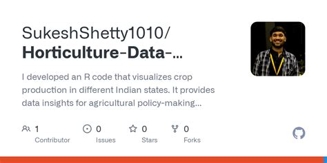 Github Sukeshshetty1010horticulture Data Visualization I Developed