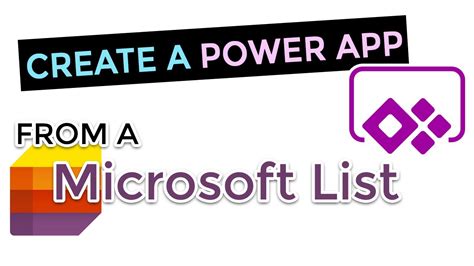 MICROSOFT LISTS AND POWER APPS A Beginners Guide On How To Create A