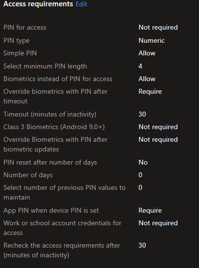 Ms Teams App Protection Policy Remove Pin R Intune