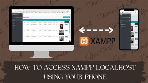 How To Access Xampp Localhost Using Your Phone Hd Youtube