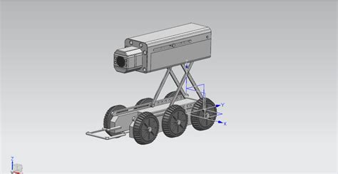 巡检机器人 Ug 10 模型图纸下载 懒石网