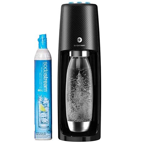 Amazon.com: SodaStream Fizzi One Touch Sparkling Water Maker (Black ...