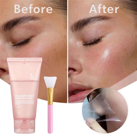 For Pore Minimizing And Elasticity Improvement Collagen Night Wrapping