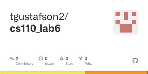 Github Tgustafson2cs110lab6