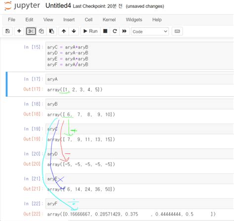 파이썬 Turtle 써드파티 모듈 Numpy 1차원 배열 2차원 배열 사칙연산 네이버 블로그