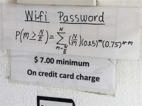 Cafe Goes Viral For Turning Its Wifi Password Into Complicated Math