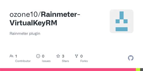 Github Ozone10rainmeter Virtualkeyrm Rainmeter Plugin