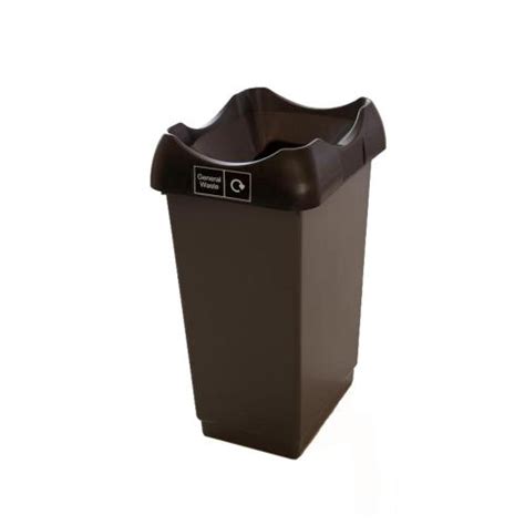 Recylcing Bin C W Sticker Open Hole 50l Gpcfrb250zbllgwst Bins