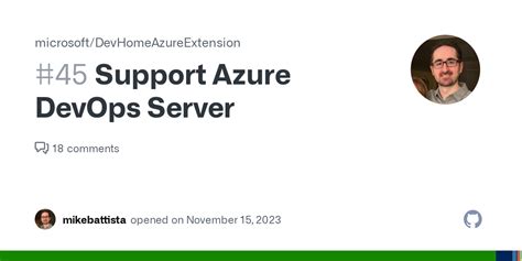 Support Azure Devops Server · Issue 45 · Microsoftdevhomeazureextension · Github
