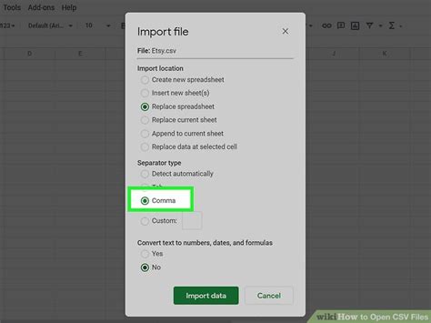 Ways To Open Csv Files Wikihow