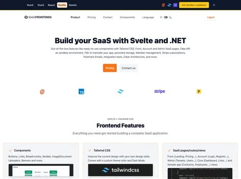 Svelte Saas Kit By Viascale A Svelte Template Built At Lightspeed