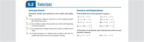 Solved 5 2 Exercises Concept Check Determine Whether Each Chegg Com