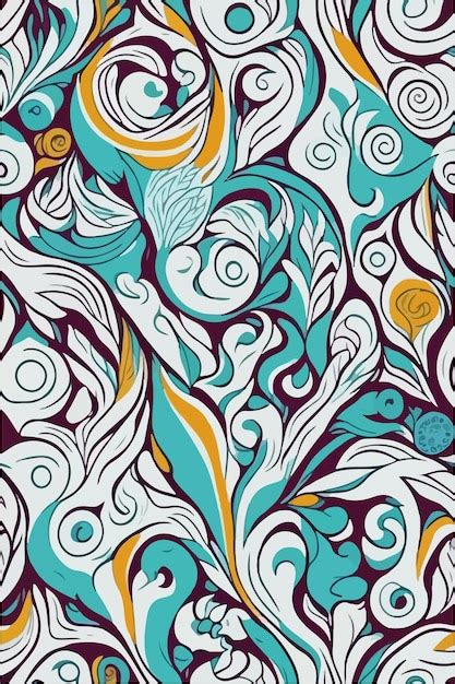 Premium Vector Abstract Swirl Pattern Graphic Elements