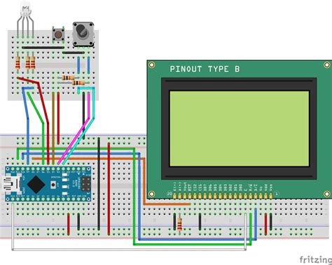 Simple Text Menu For St7920 Graphic Lcd · One Transistor