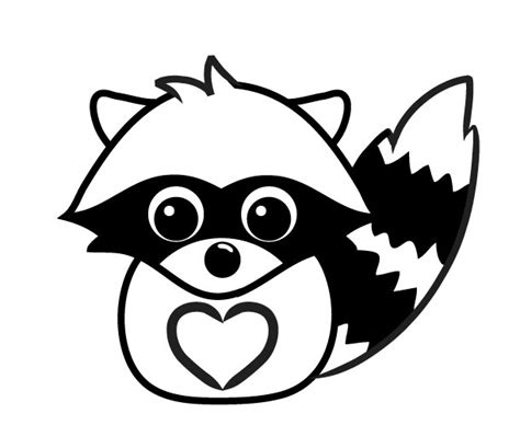 Raccoon Face Drawing Free Download On Clipartmag