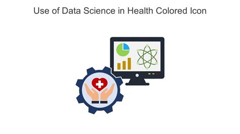 Use Of Data Science In Health Colored Icon In Powerpoint Pptx Png And