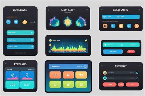 Game Levels Ui Kits Premium Ai Generated Image
