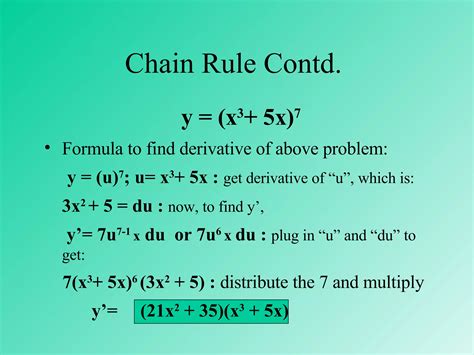 Chain Rule PPT Physics Science