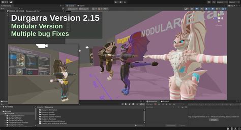 Vrc Avatar Durgarra V215 Update Modular Version Added Bug Fixes More Kyderra