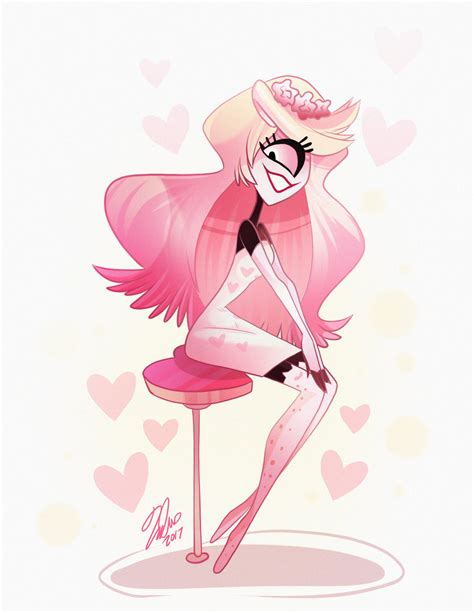 Vivziepop Cherry Blossom Hazbin Hotel Vivziepop Person Vivziepop