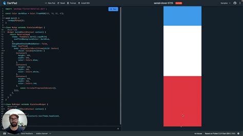 Flutter Layout Scrollable Content Stacks And Indicating Progress