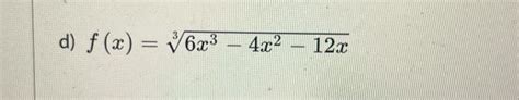 Solved Find The Derivatives For The Following Functions With