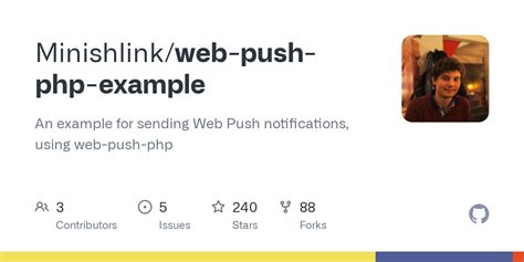 Github Minishlinkweb Push Php Example An Example For Sending Web Push Notifications Using
