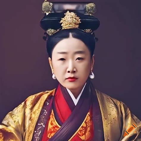 Portrait Of Empress Myeongseong In On Craiyon