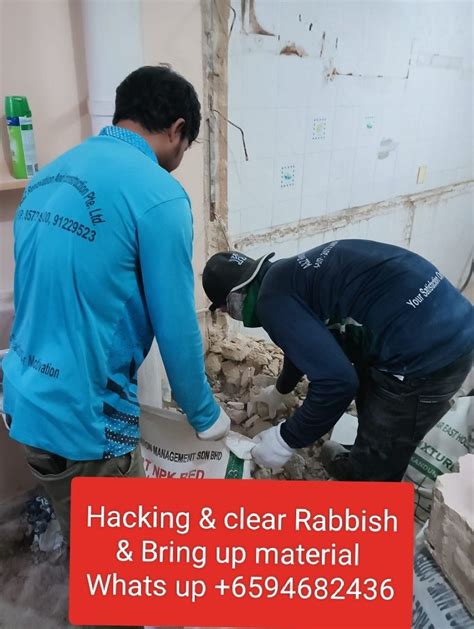 Hacking Demolition HDB Hacking Service HDB Hacking Permit Bring Up Material Condo Hacking