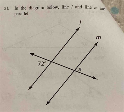 In The Diagram Below Line And Line M Are Parallel Math