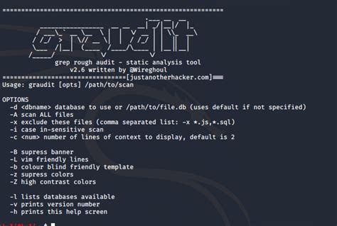 Graudit Source Code Auditing Tool Tech Chronicles