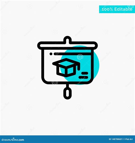 Chart Education Presentation School Turquoise Highlight Circle Point